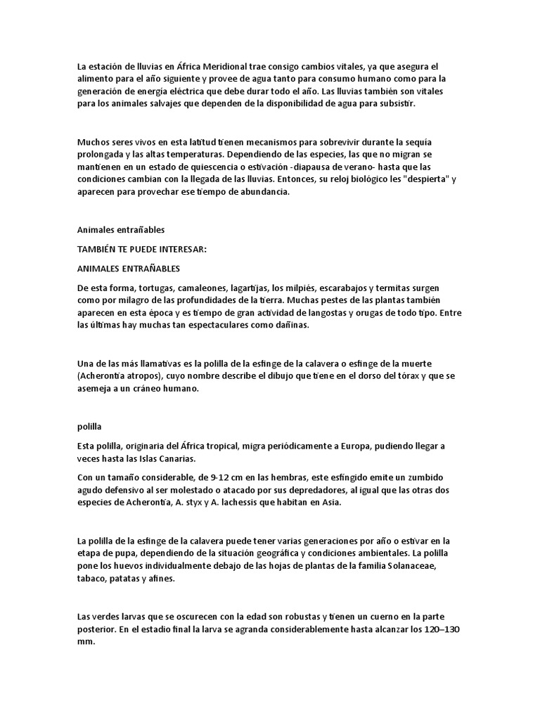 Poliya | PDF | Insectos | Organismos