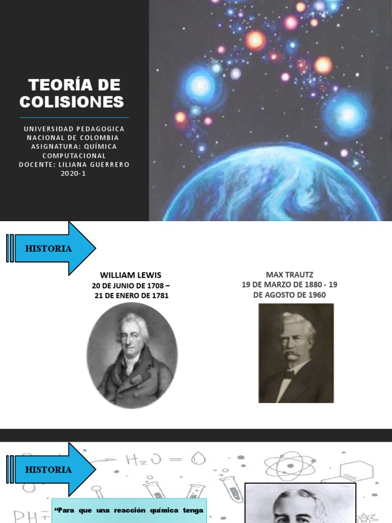 Teoría de Colisiones | PDF | Moléculas | Reacciones químicas