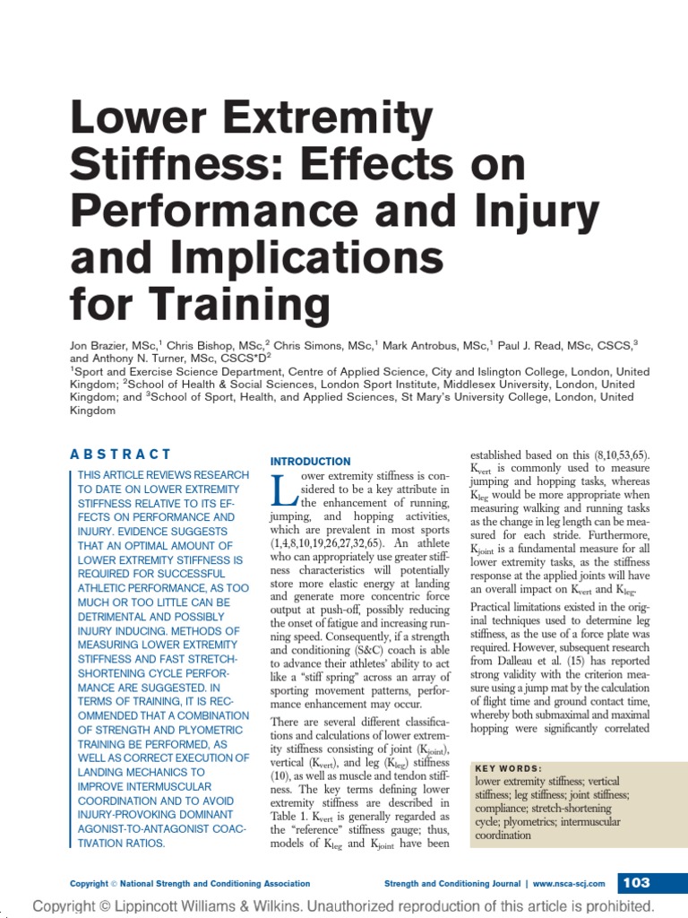 Lower Extremity ST 1440652993408 | PDF | Human Leg | Strength Training