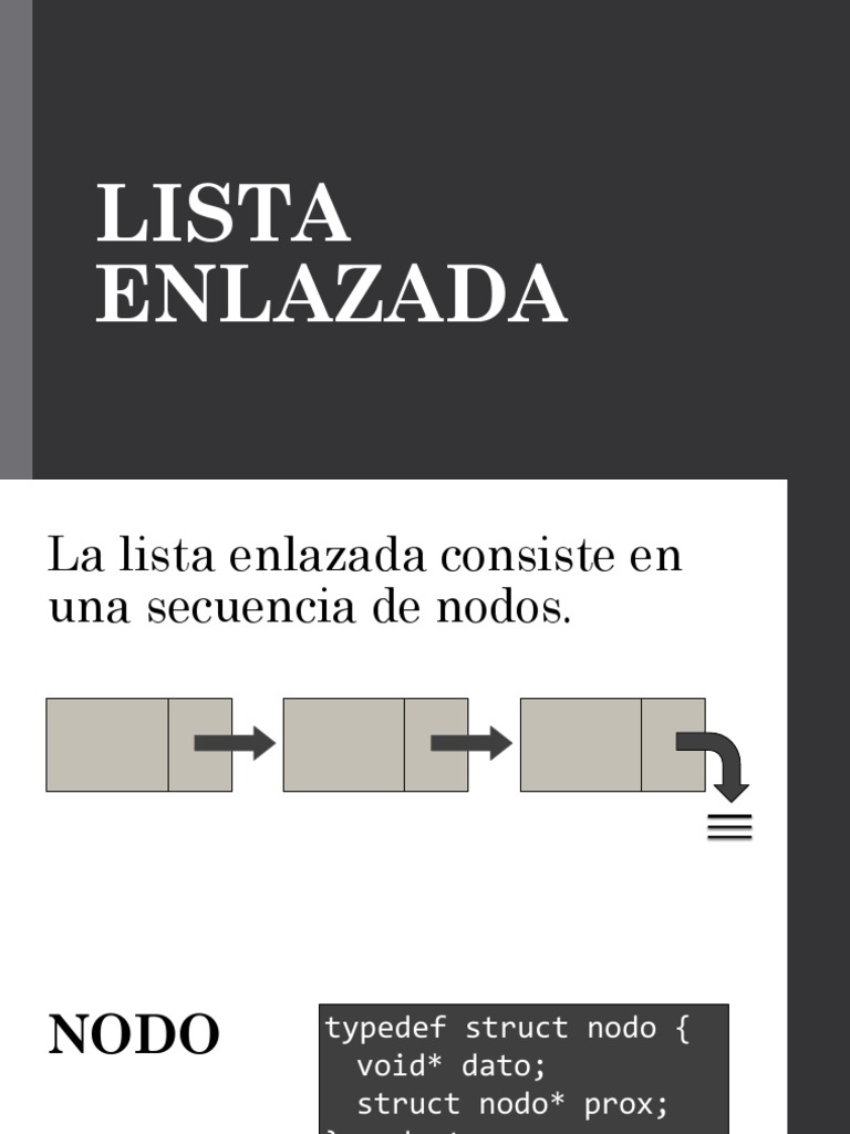 Lista Enlazada | PDF | Datos | Algoritmos y Estructuras de Datos