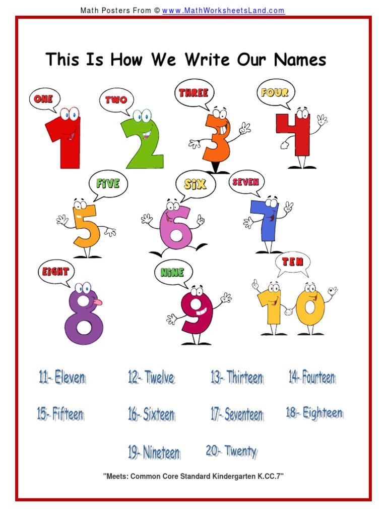 This Is How We Write Our Names: "Meets: Common Core Standard ...