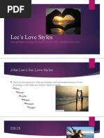 Overview of Lee's Six Love Styles | PDF | Love | Interpersonal ...