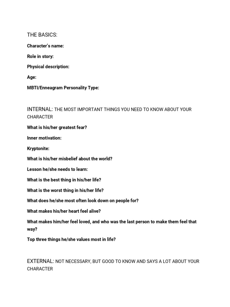 The Basics:: The Most Important Things You Need To Know About Your ...