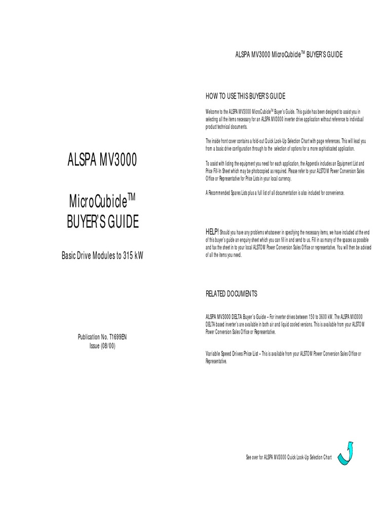 Alspa MV3000 Buyers Guide PDF | PDF | Electromagnetic Compatibility ...