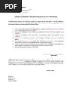 BI Joint Letter For 13a Visa - Sample | PDF | Nationality Law | Travel Visa