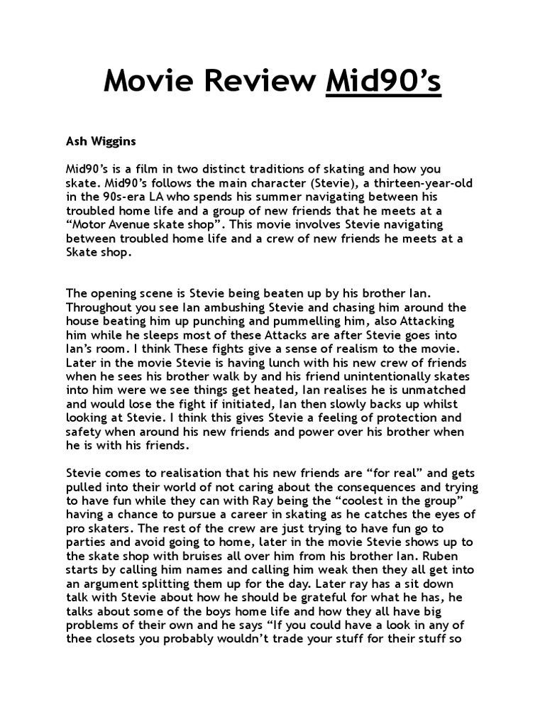 Movie Review English | PDF