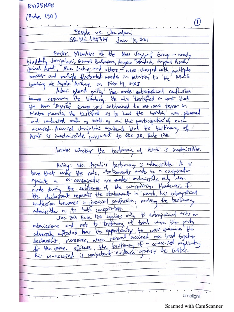 Evidence DIGEST | PDF