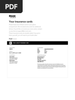 Texas Temporary Liability Insurance Card State Farm Texas Liability ...