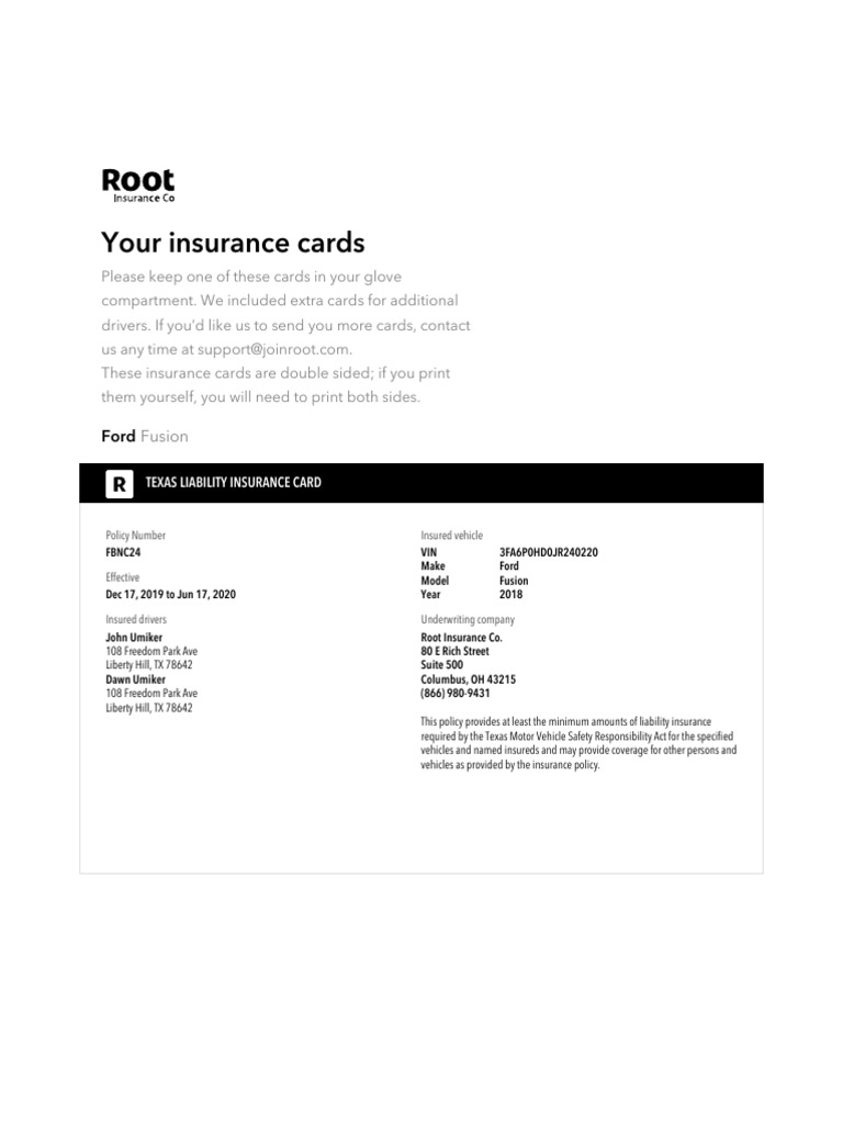 Insurance Card PDF | PDF | Liability Insurance | Insurance