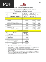 IIM Indore IPM Fees Structure 2025-30 | PDF | Services (Economics) | Money