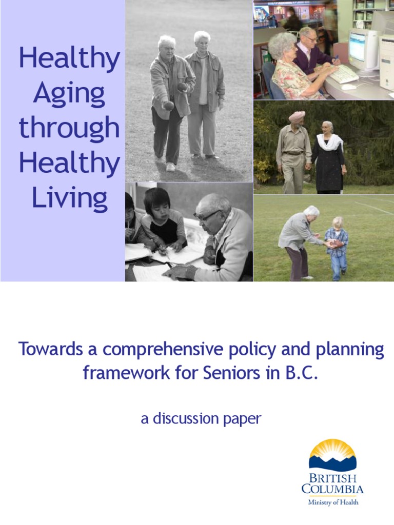 Healthy Aging Pdf Ageing Chronic Condition