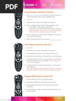Black Universal Remote | PDF | Set Top Box | Remote Control