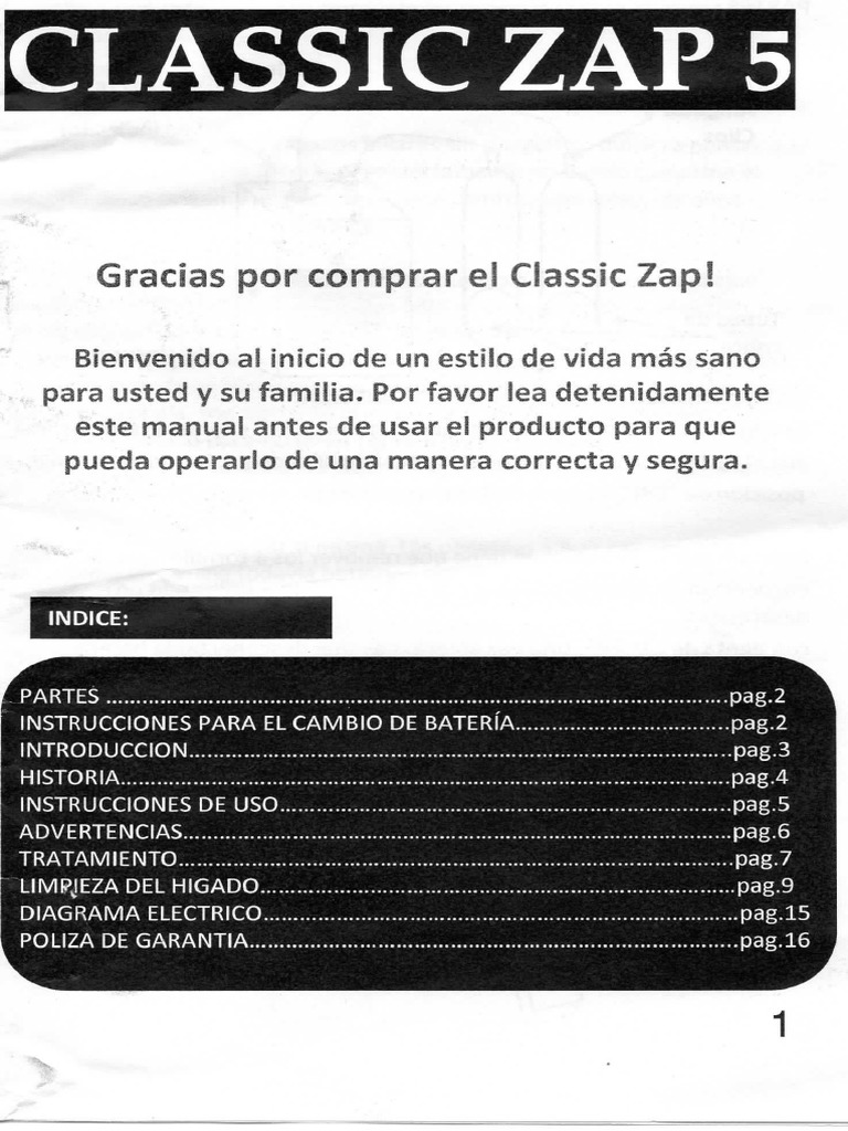Manual Zapper | PDF