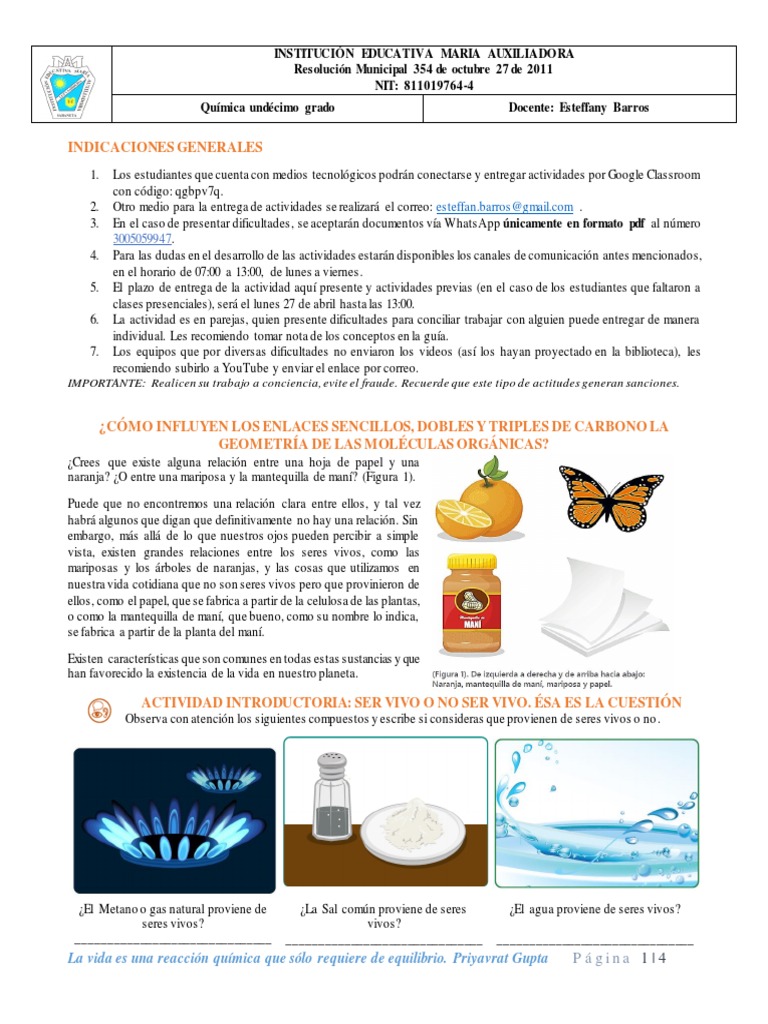 Química 11 PDF | PDF | Hidrocarburos | Alcano