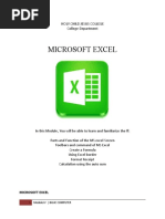 MS Excel 2020 21 | PDF | Microsoft Excel | Microsoft Word