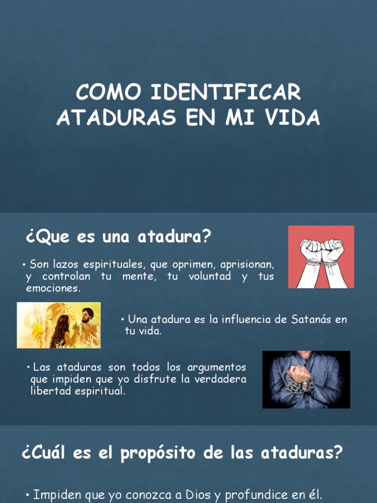 Como Identificar Ataduras en Mi Vida | PDF