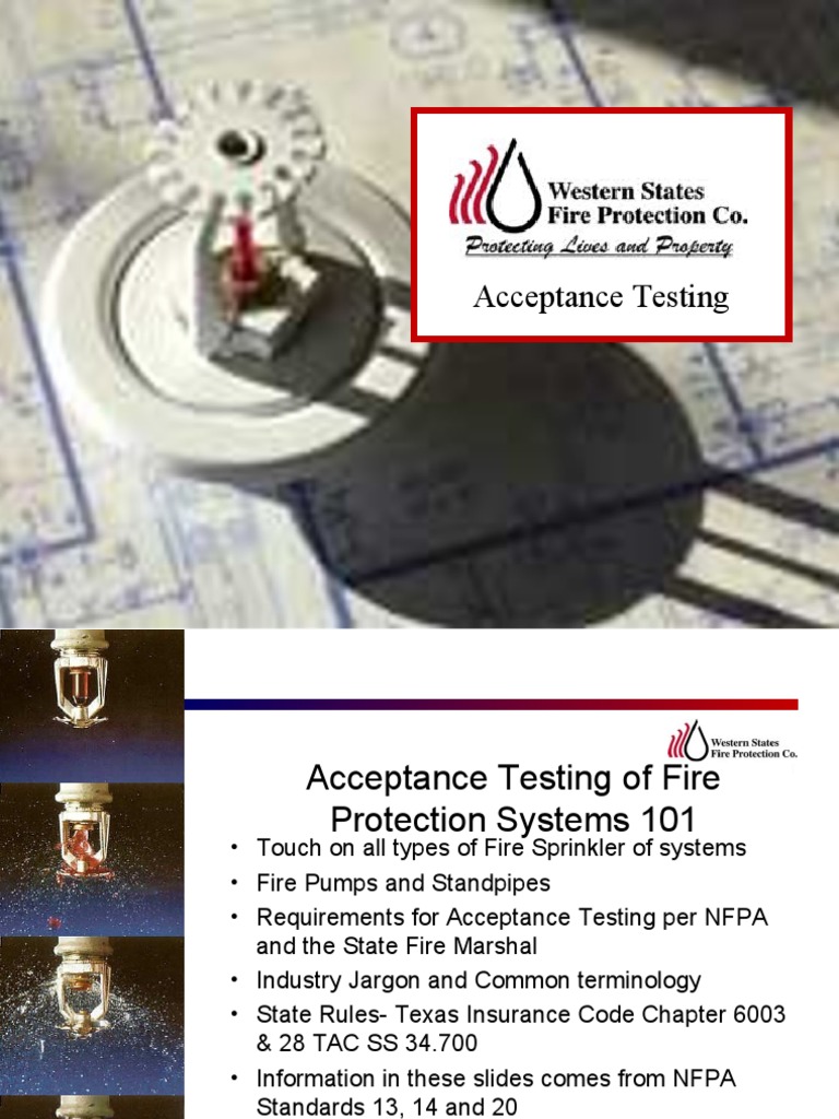 Pre-Action Fire Sprinkler System Testing | PDF | Fire Sprinkler System ...
