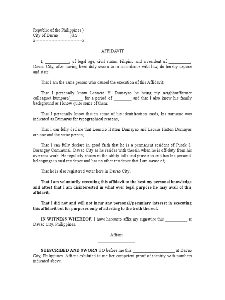 IN WITNESS WHEREOF, I Have Hereunto Affix My Signature This - at | PDF