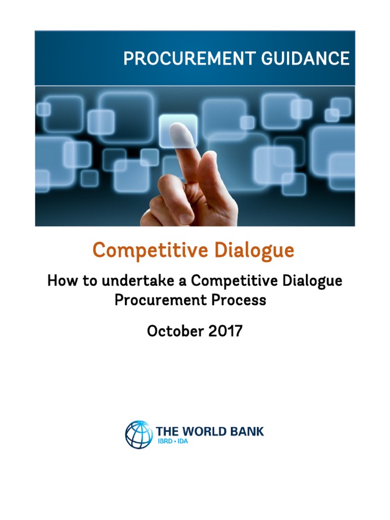 Competitive Dialogue: Procurement Guidance | PDF | Procurement ...