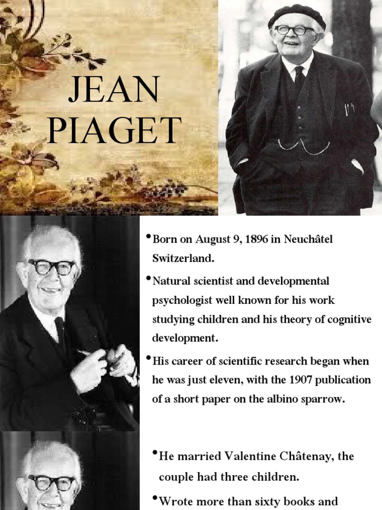 Jean Piaget Life and Work | PDF | Constructivism (Philosophy Of ...