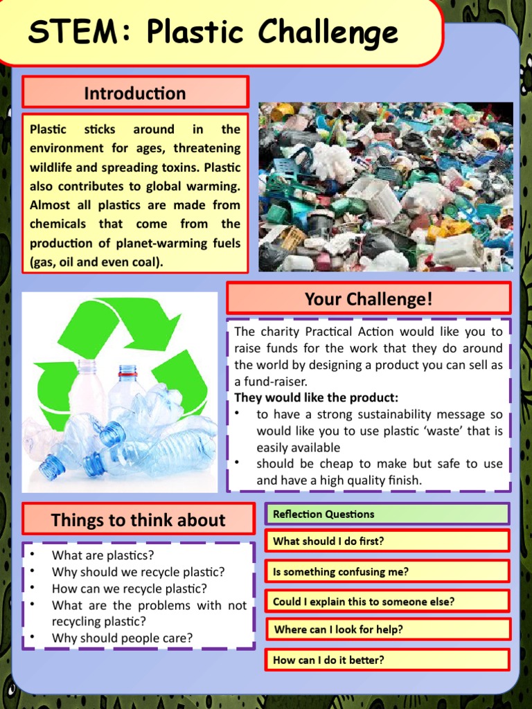 Sustainable Fundraising with Plastic Waste | PDF | Career & Growth | Art