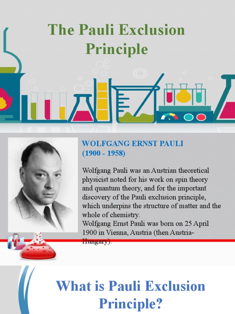 Pauli Exclusion Principle | PDF