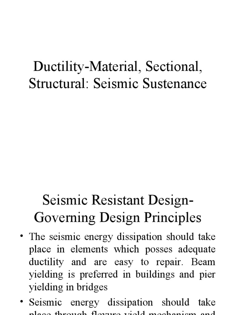 Material and Ductility Aspects | PDF | Deformation (Engineering ...