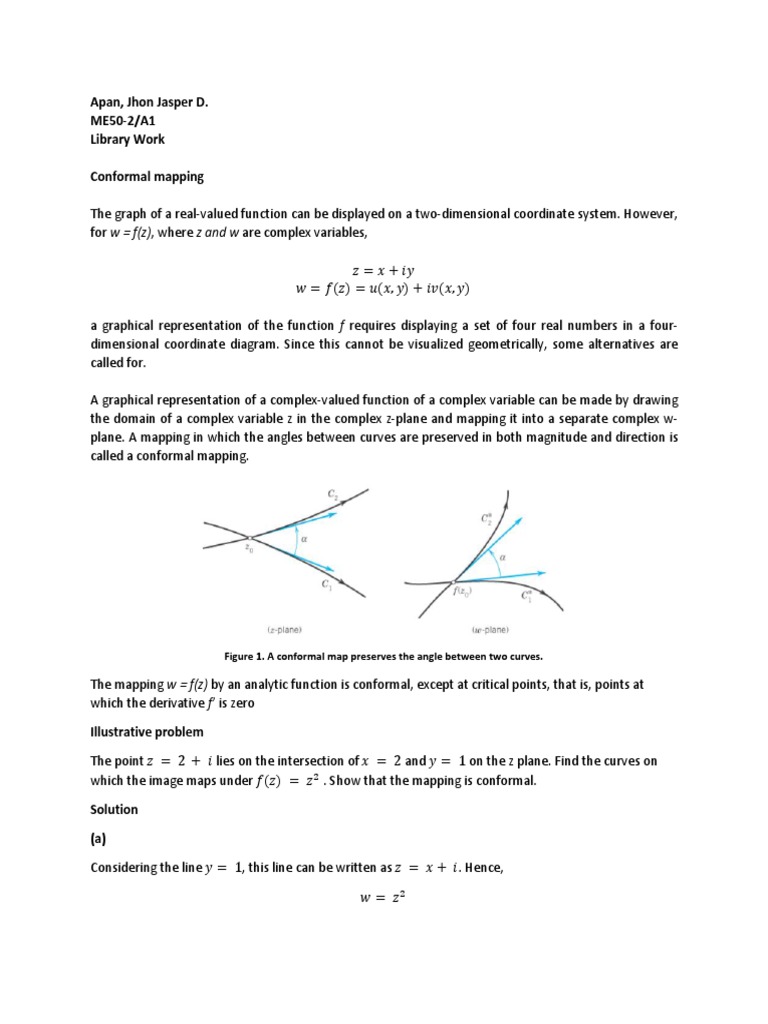 Conformal Mapping | PDF | Complex Analysis | Complex Number