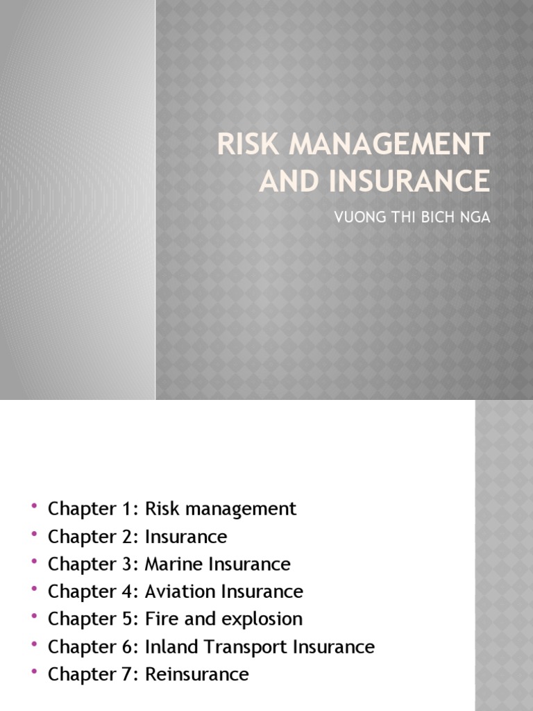 Lesson 1 | PDF | Reinsurance | Insurance
