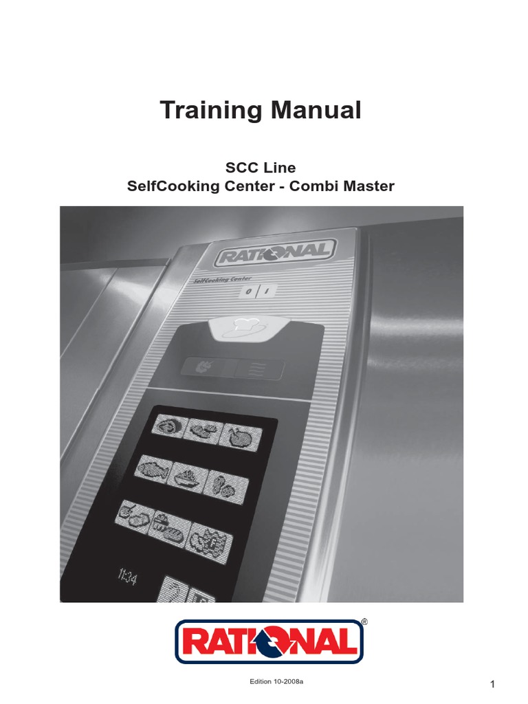 Training Manual: SCC Line Selfcooking Center - Combi Master | PDF ...