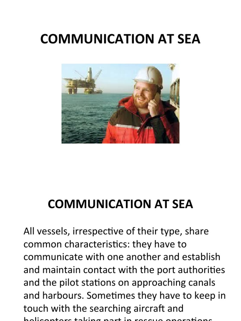 Maritime Communication Essentials | PDF | Electrical Engineering ...