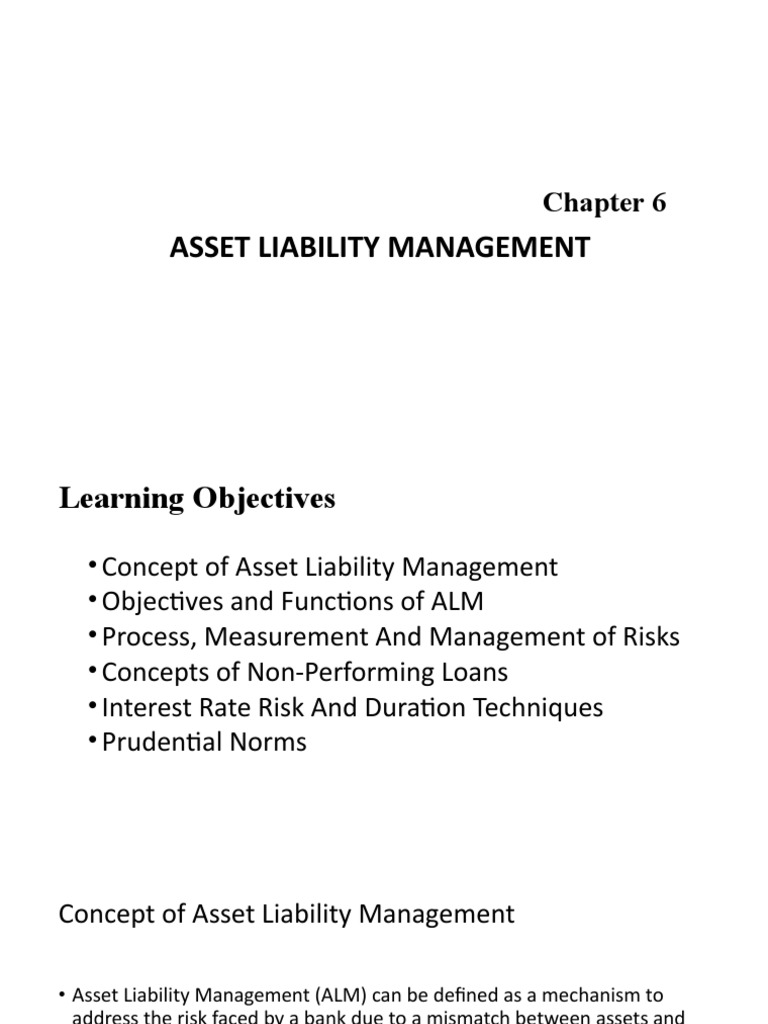 Asset Liability Management | PDF | Bond Duration | Bonds (Finance)
