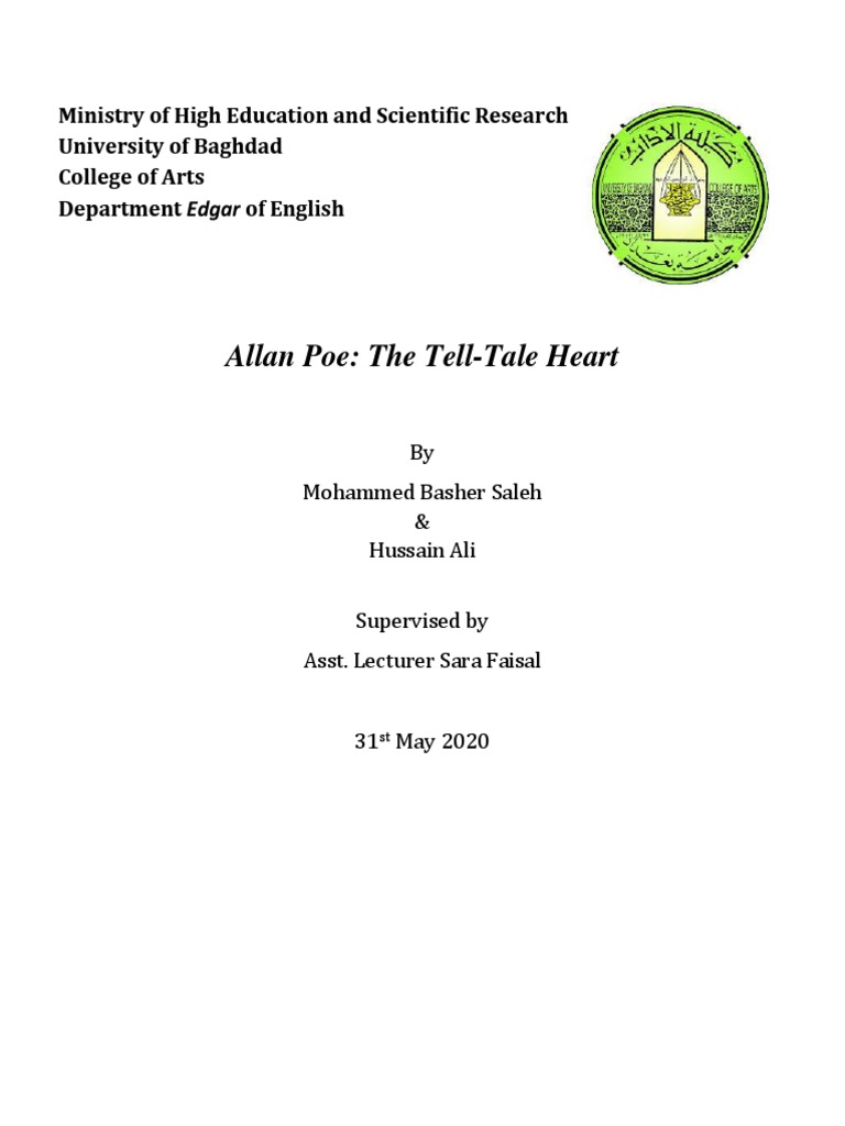 Analysis of Poe's The Tell-Tale Heart | PDF | Edgar Allan Poe