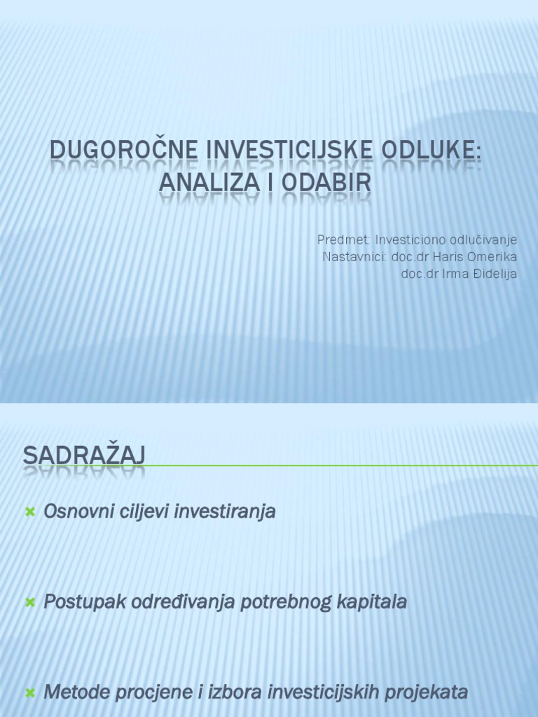 Predavanje 3 PDF | PDF