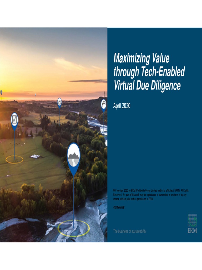 ERM Virtual Due Diligence - 22 April 2019 | PDF | Due Diligence | Mergers And Acquisitions