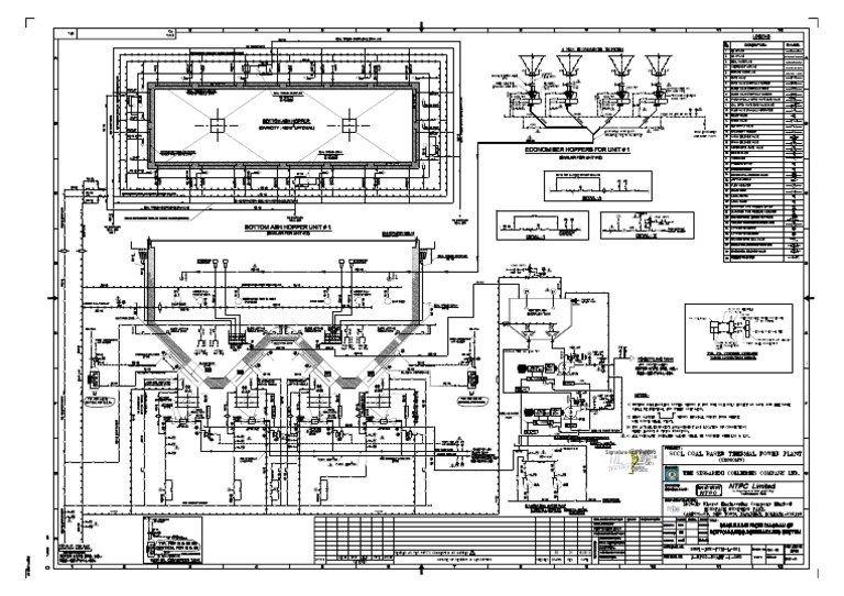Single Line Flow Diagram of Bottom & ECO Ash Handling | PDF