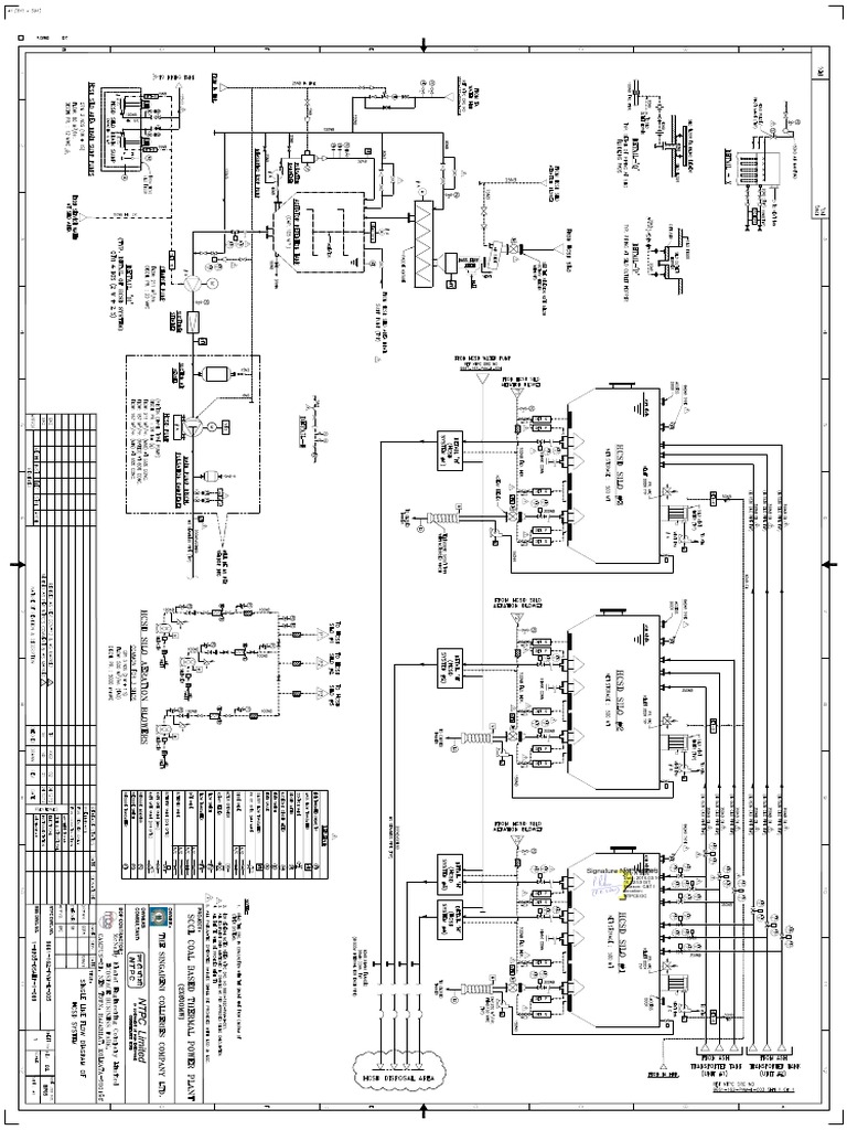 Single Line Flow Diagram of HCSD System | PDF
