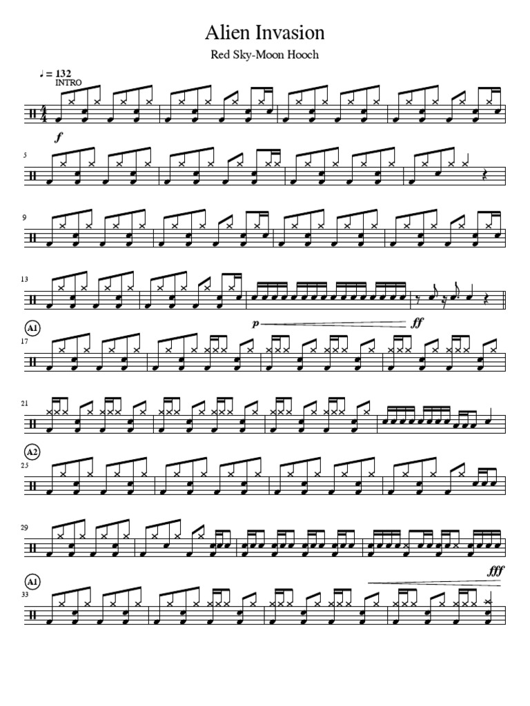 Alien Invasion: Red Sky-Moon Hooch | PDF