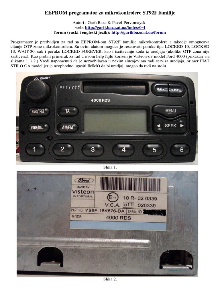 Ford Visteon Help | PDF