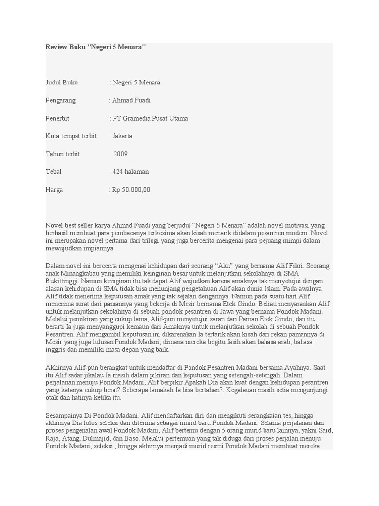 Review Buku | PDF