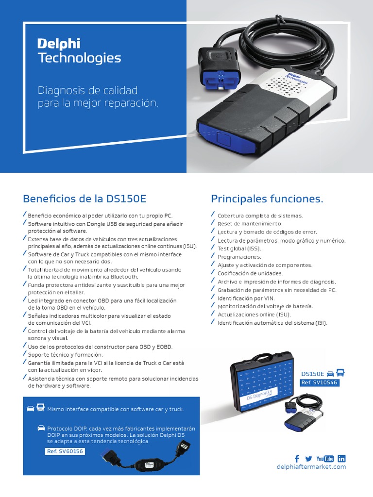Catalogo Delphi Ds 150 e ESP | PDF