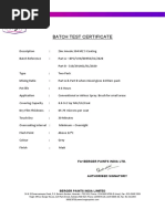 Test Certificate-Polycab Cables | PDF