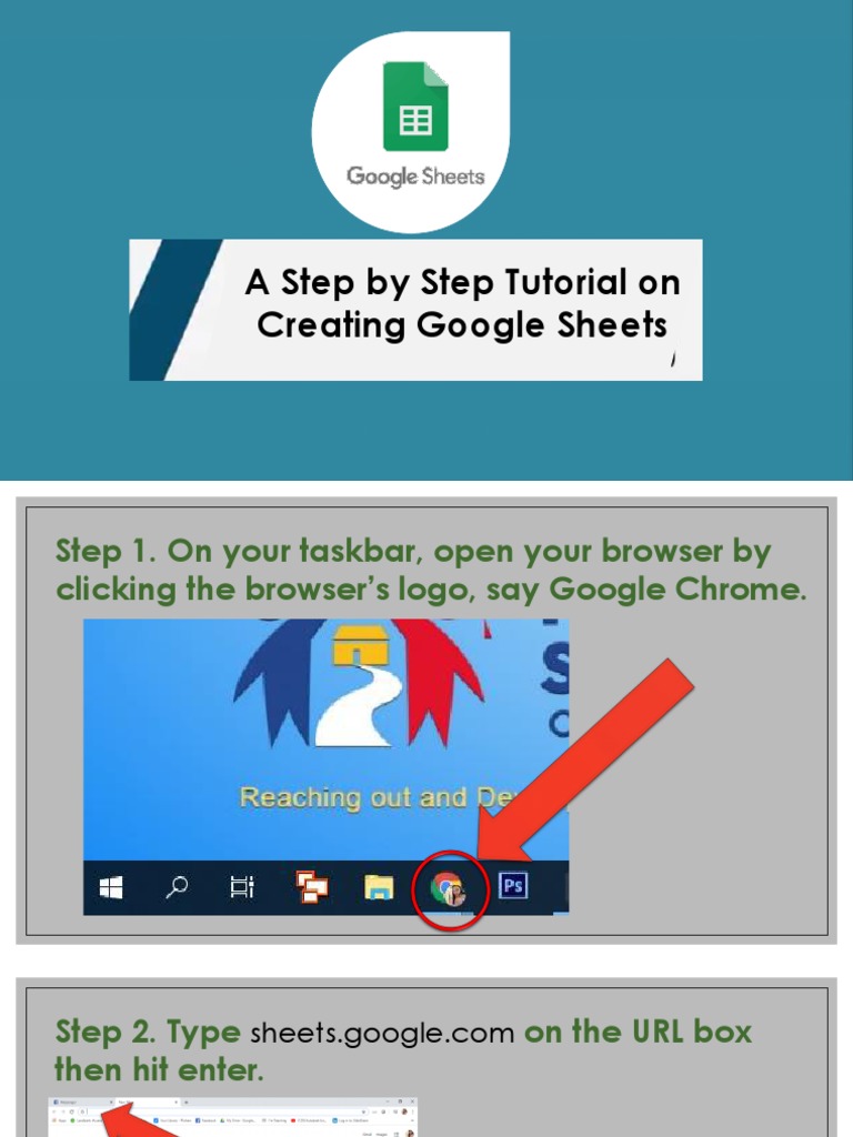 Google Docs: A Step by Step Tutorial On Creating Google Sheets | PDF