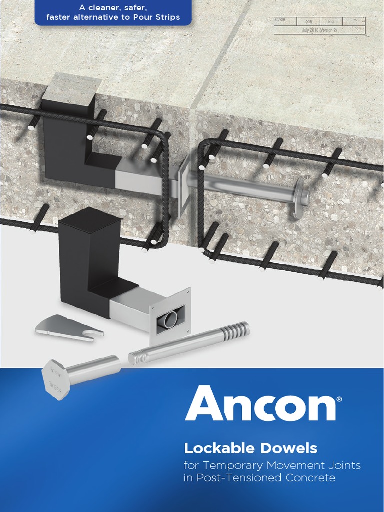 Lockable Dowels - Precast | PDF | Concrete | Prestressed Concrete