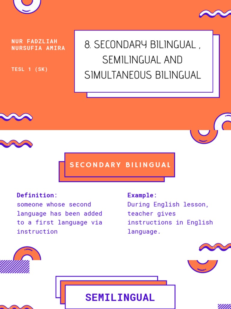 Stages of Simultaneous Bilingual Development from Infancy to Early ...