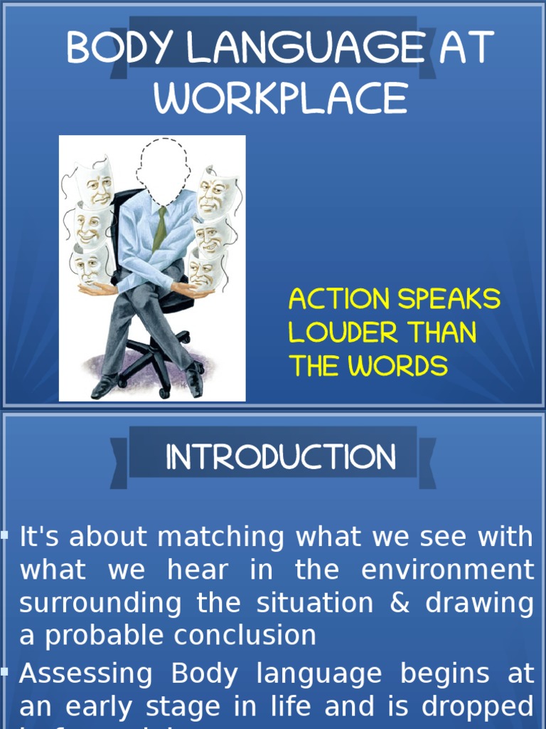 Body Language | PDF | Body Language | Social Psychology