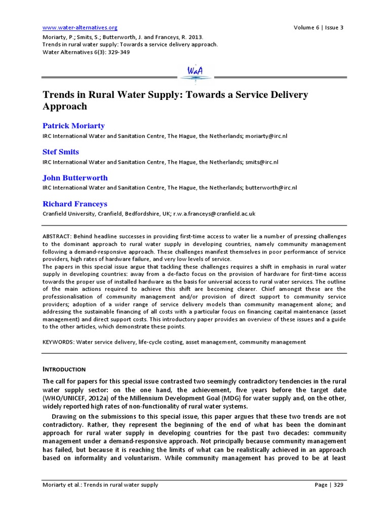 Population Growth and Water Demand | PDF | Water Supply | Sustainability