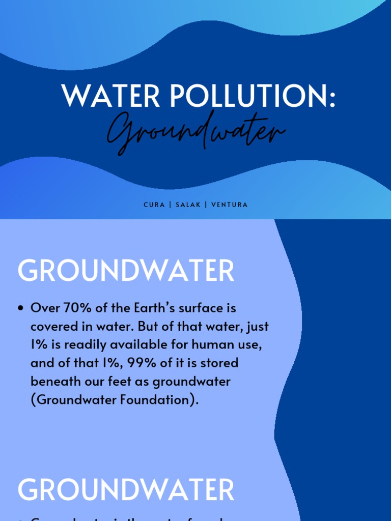 Groundwater Pollution | PDF | Groundwater | Water Pollution