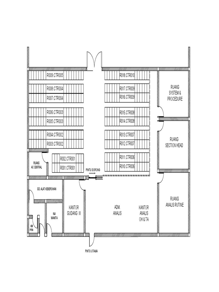 Layout Gudang PT. Gudang Garam | PDF