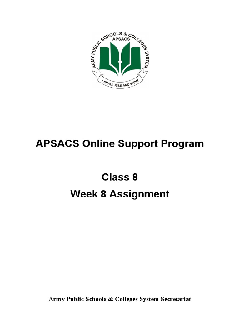 Class VIII Week8 Week 8 | PDF | Atoms | Electron